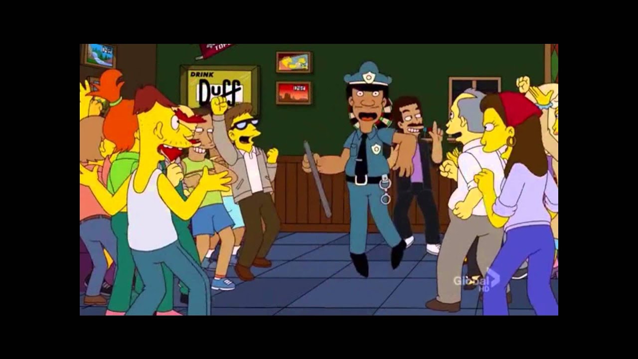 The Simpsons - All Night Long - YouTube