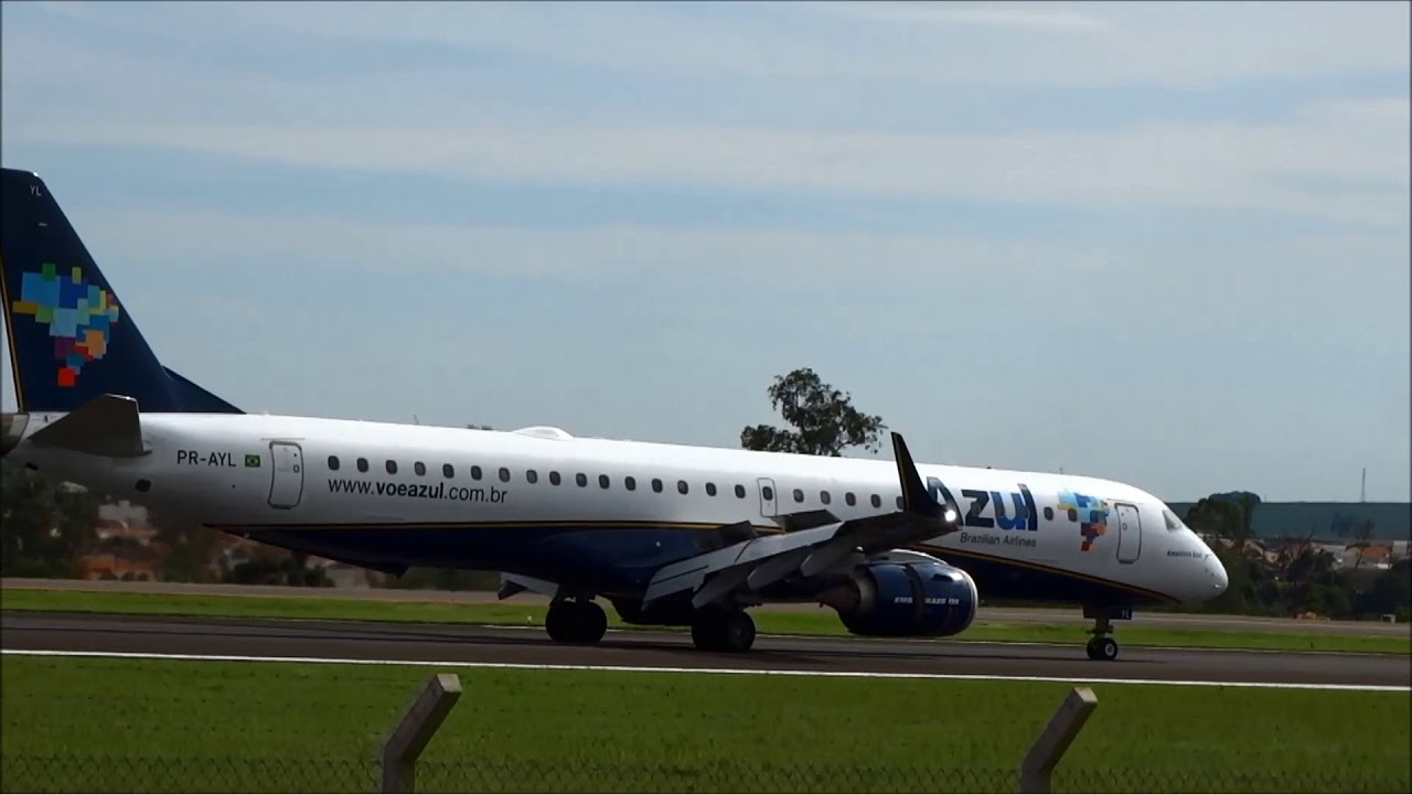 AIRBUS BOEING EMBRAER CESSNA 172 ROBSON 44 AEROPORTO DE LONDRINA - YouTube
