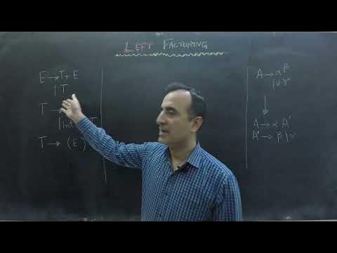 Left Factoring Algorithm With Examples - YouTube