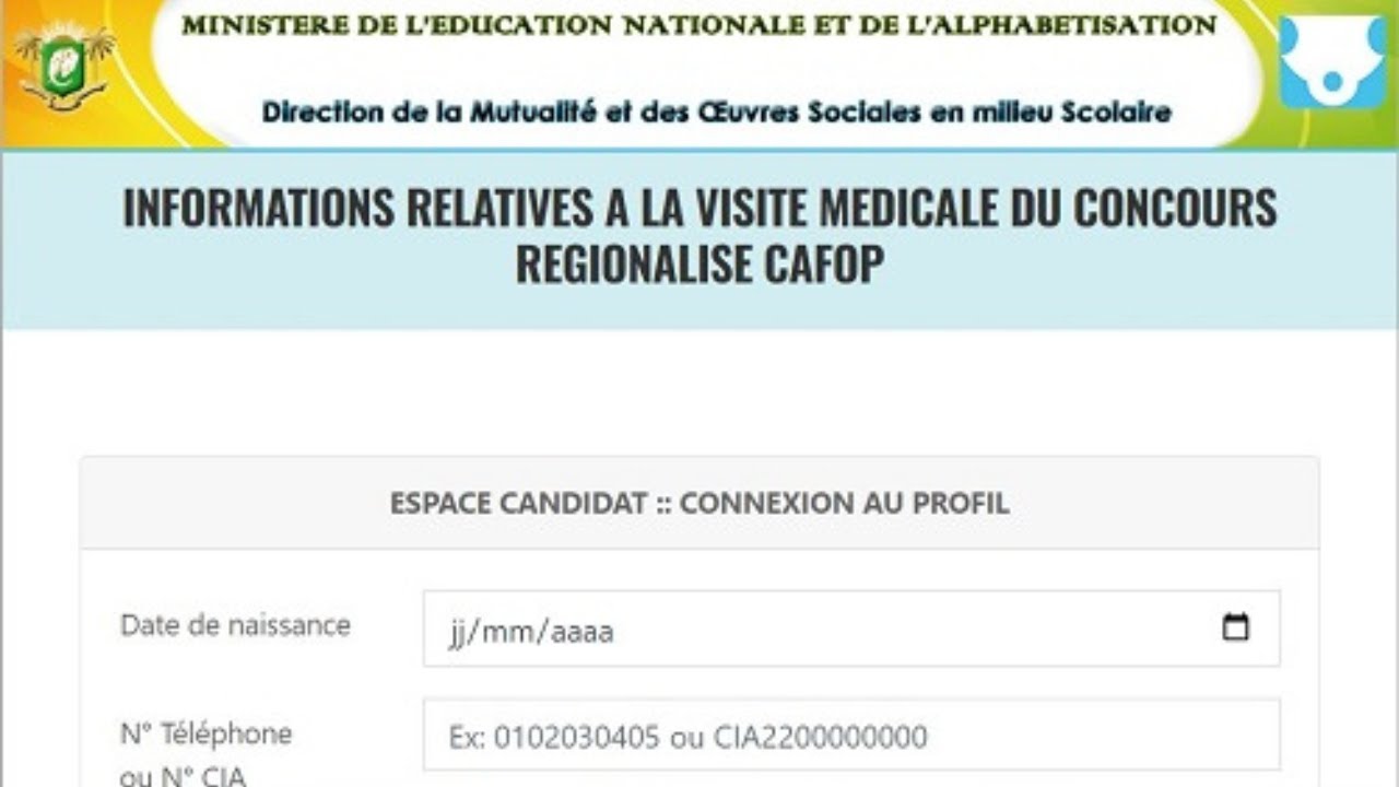 Concours De CAFOP 2024 : Comment Consulter Les Résultats Visite ...