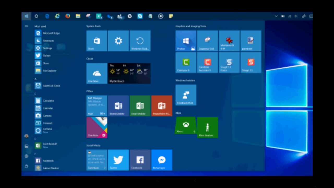 Taking a look at Windows 10 Build 10240 July 2015 VS Build 15063 July ...