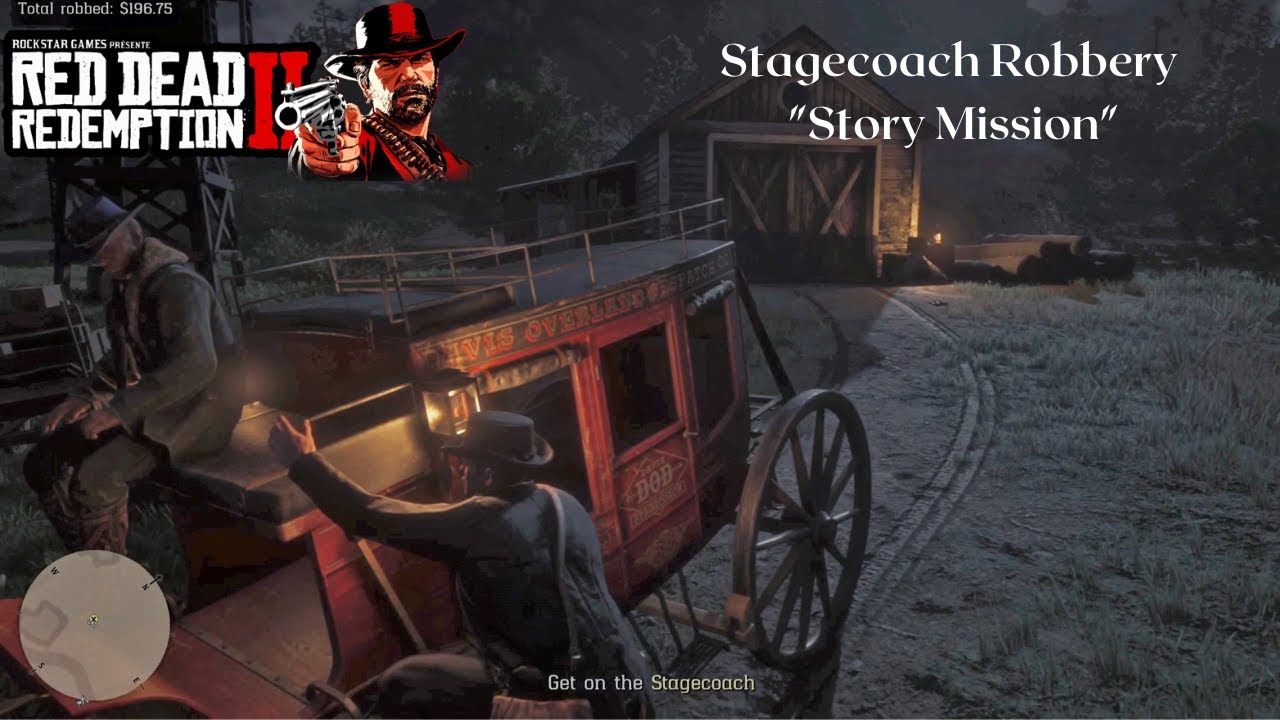 Red Dead Redemption 2 Stagecoach Robbery "Story Mission" - YouTube