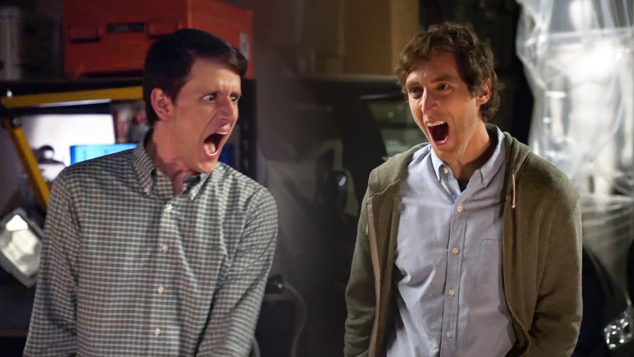 Richard and Jared Screaming Excited (Silicon Valley) - YouTube