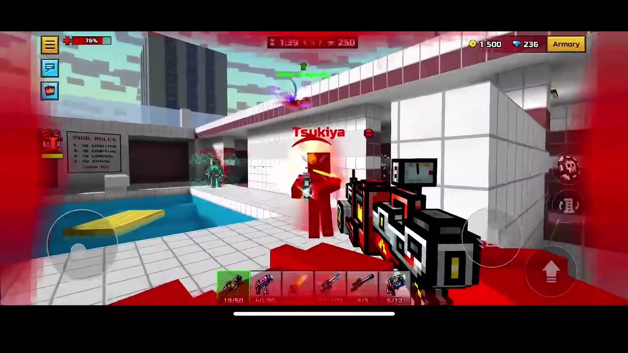 Pixel gun 3-D classic pool tournament - YouTube