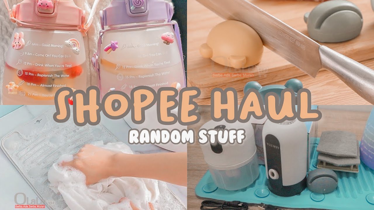 SHOPEE HAUL BARANG RANDOM LUCU MURAH MERIAH - YouTube