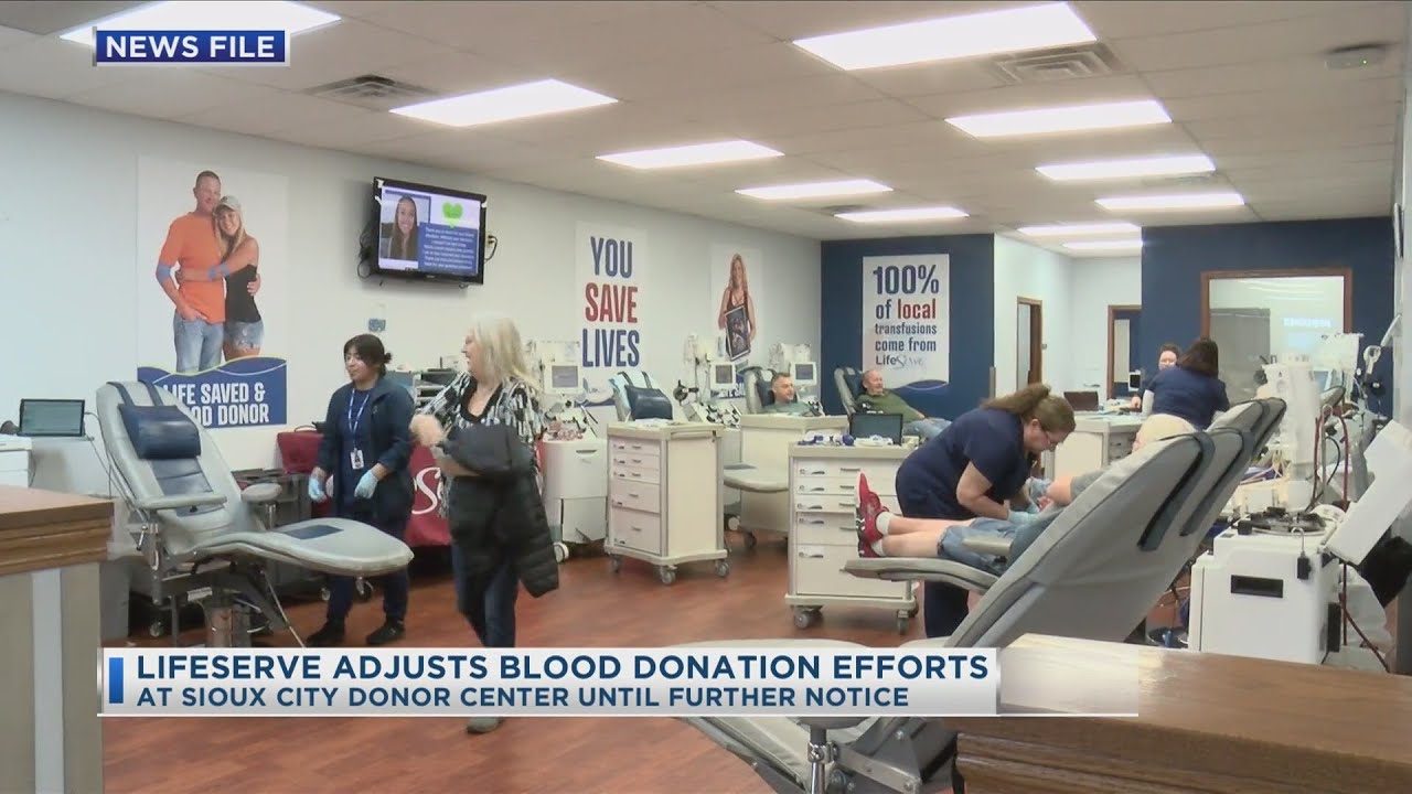 Lifeserve Adjusts Blood Donation Efforts - YouTube