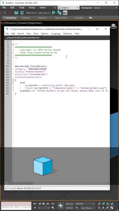 Instalar MacroScripts en 3ds max | GianCR #shorts - YouTube