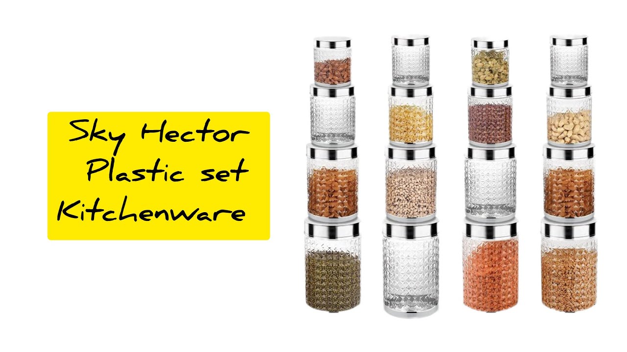 Sky Hector Plastic Container Kitchen Set | UnBoxing - YouTube