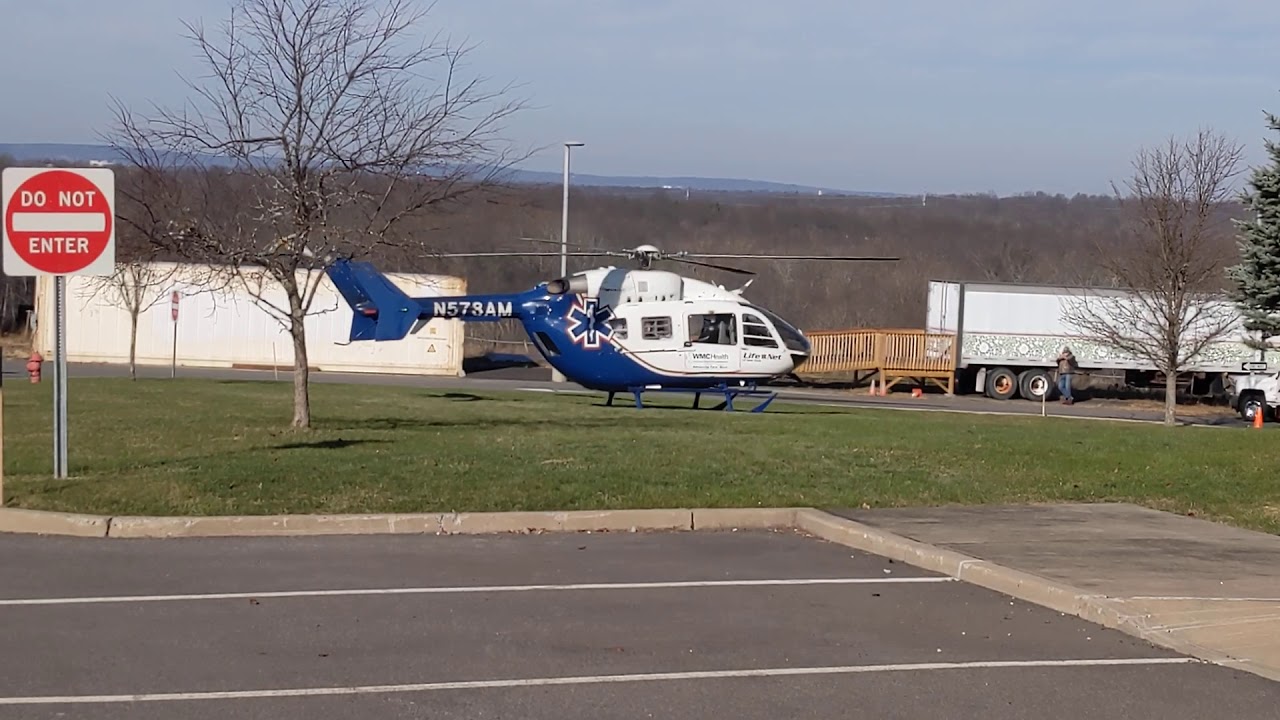 Life Net Air 2 Eurocopter EC-145 Departing - YouTube