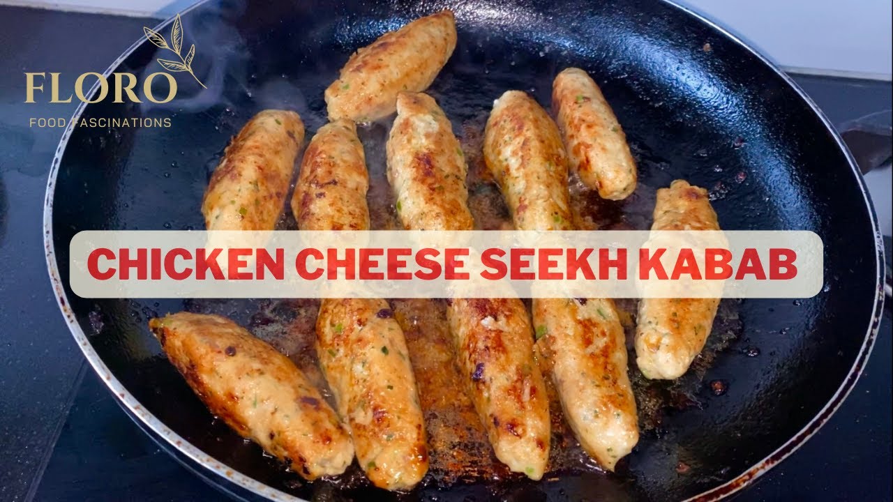 Chicken Cheese Kabab | Seekh Kabab Recipe | Quick and Simple Kabab ...