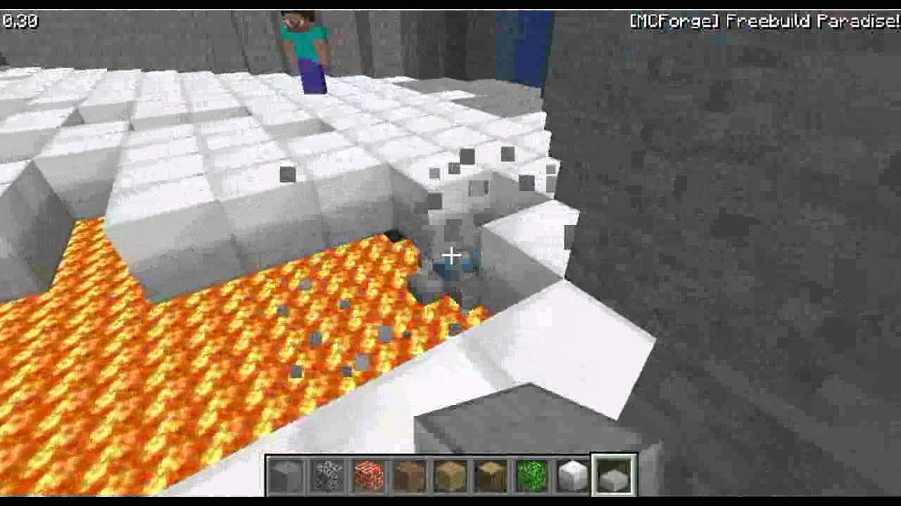 Time to Spleef in Minecraft Classic - YouTube