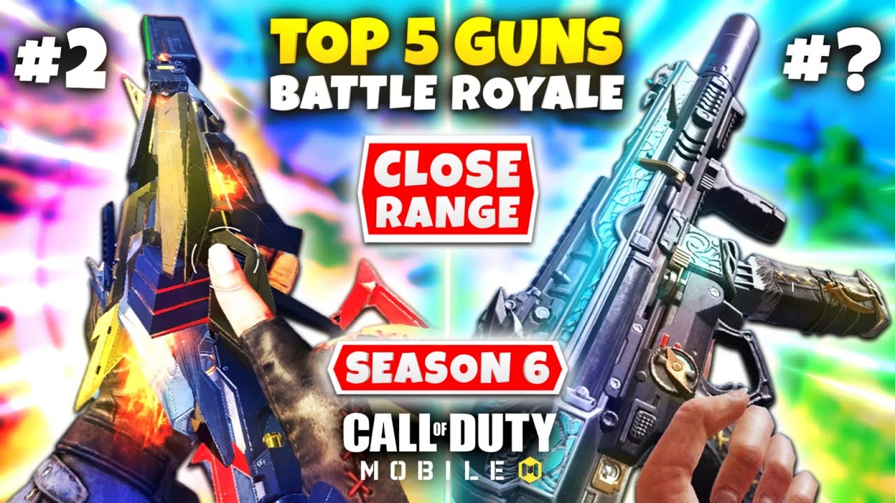 Top 5 Best CLOSE RANGE Guns In Battle Royale | COD Mobile | BEST ...