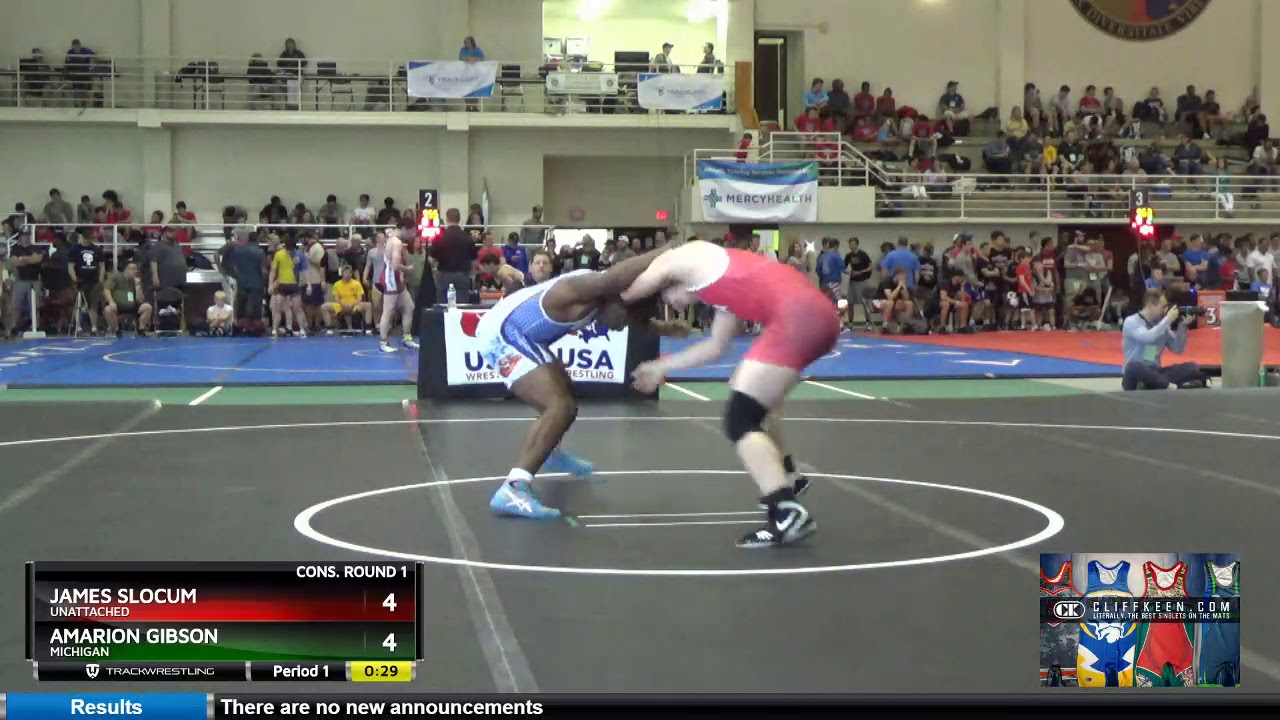 16U 170 James Slocum Ohio Vs Amarion Gibson Michigan - YouTube