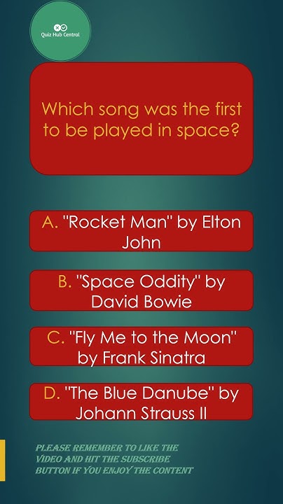 Space Music Trivia: What Was the First Song Played in Space? | Daily ...