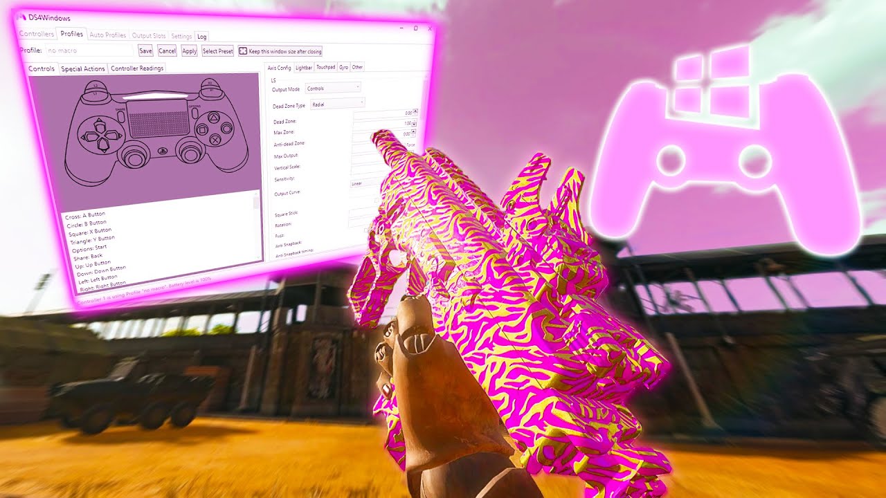 Best DS4 Settings for Rebirth Island👑(YY Macro & Aim Assist) - YouTube