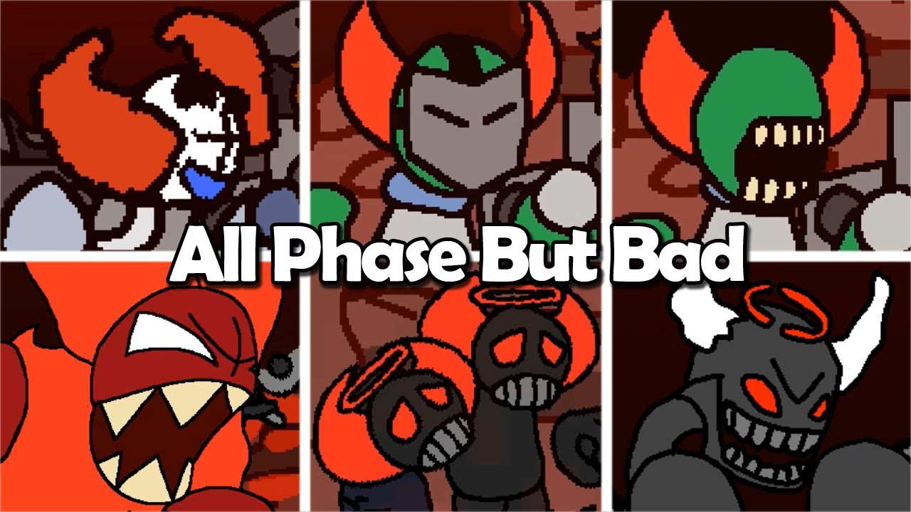 Tricky All Phase 0, 1, 2, 3, 4, 5 But Bad - Friday Night Funkin' - YouTube
