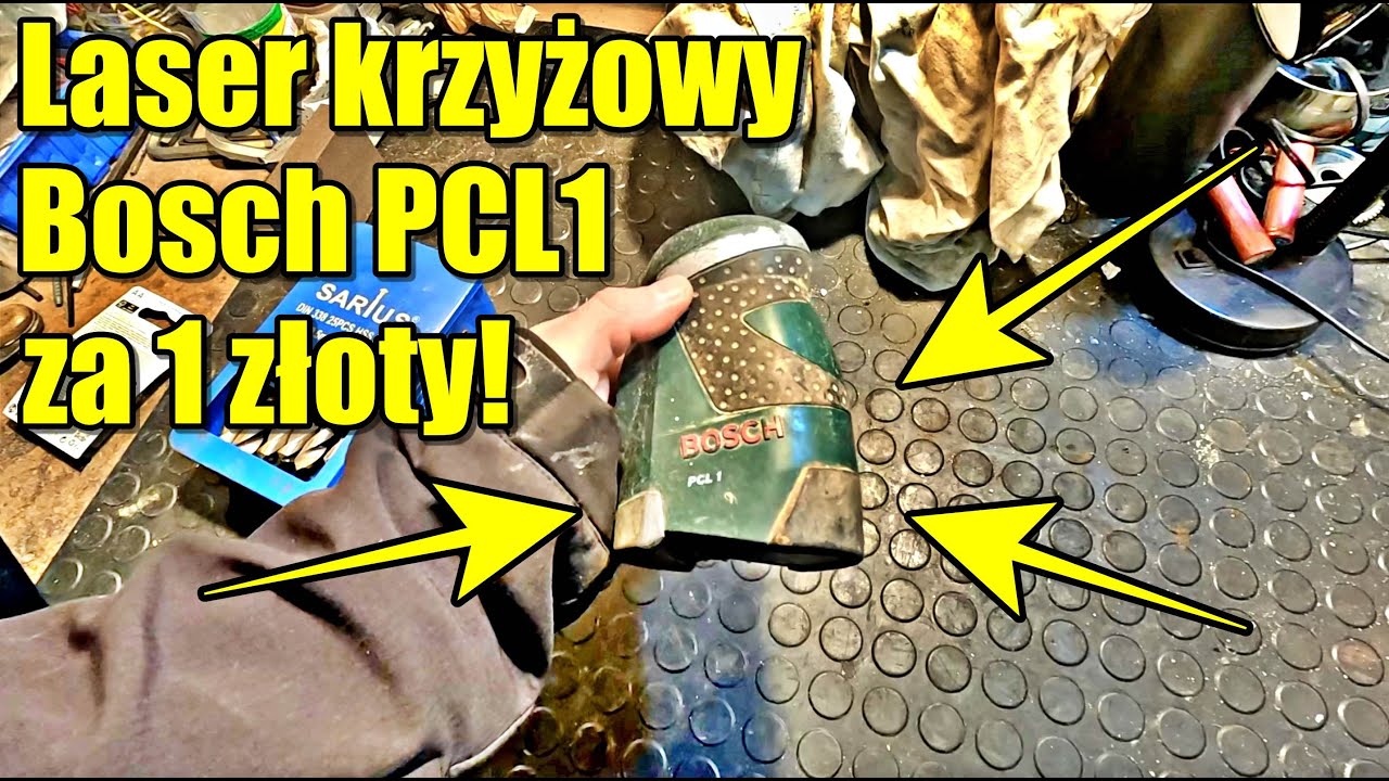 Ale jaja! Laser krzyżowy Bosch PCL 1 za 1 złoty! Czyli perełki ...