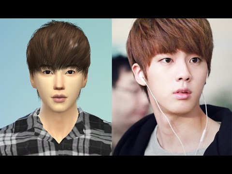 The sims 4 - CAS Jin of BTS - YouTube