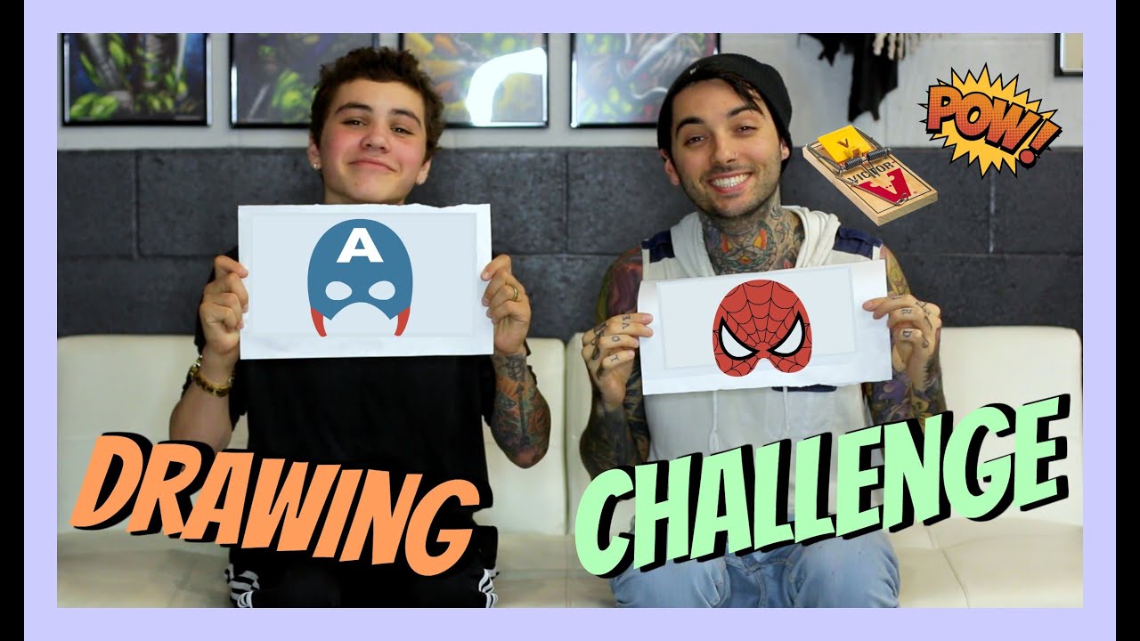 THE DRAWING CHALLENGE - YouTube