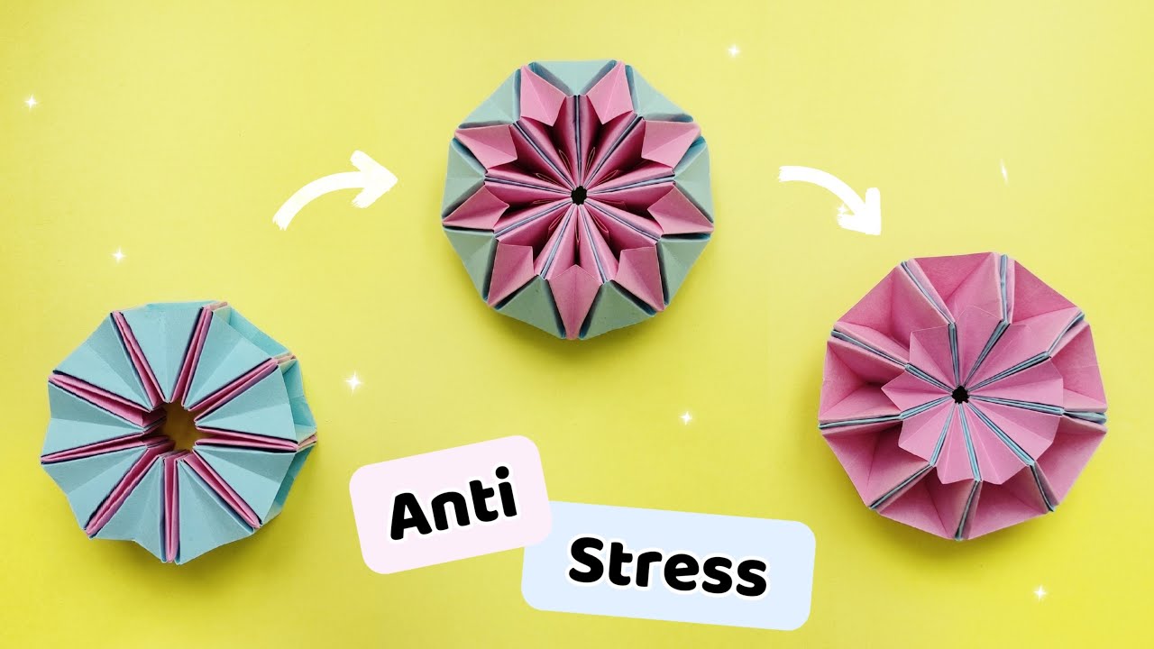 Cute Origami Anti Stress Toy | Easy To Fold | Make With Me! - YouTube