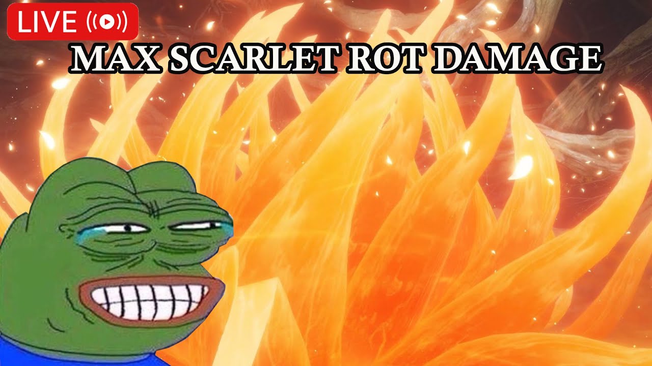This Is What Max Scarlet Rot Damage Looks Like In Elden Ring - YouTube