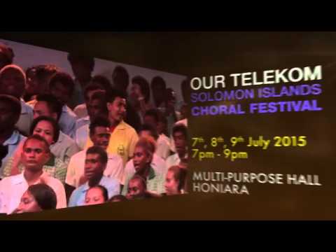 'Our Telekom' - Solomon Islands Choral Fest 15 - YouTube