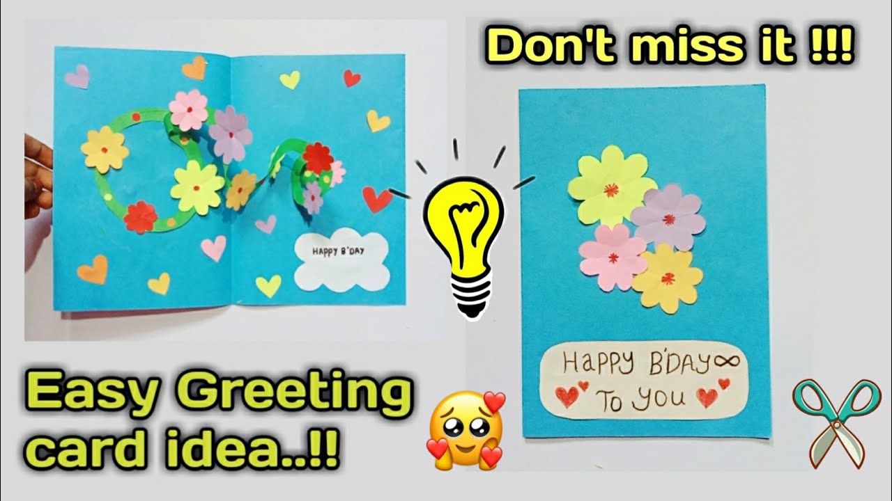 Easy Greeting card | Paper gift idea | @moderncraftandarts - YouTube