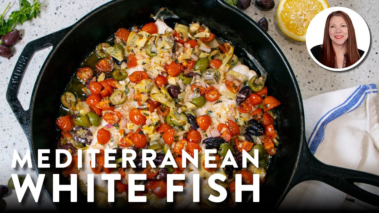 Mediterranean White Fish with Olives & Tomatoes | RV Cooking Recipe (GF ...
