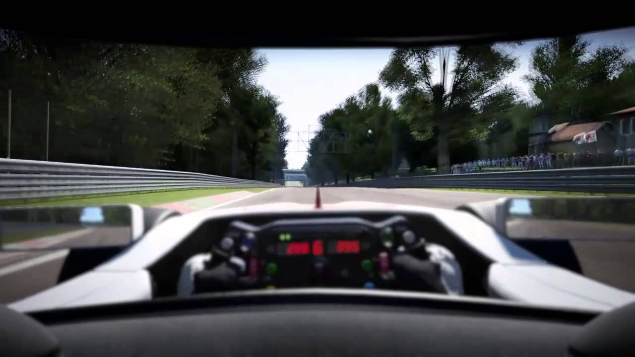 Project Cars Formula A Helmet Cam Monza PS4 Gameplay - YouTube