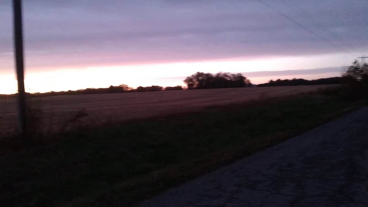 Beautiful Indiana Sunset - YouTube