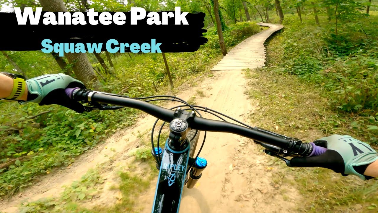 Wanatee Park | Squaw Creek Mountain Biking | Marion Iowa - YouTube