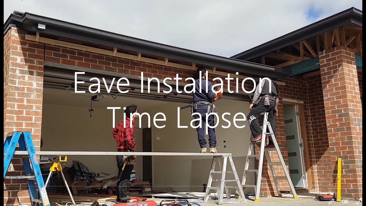 Eave Installation - Time Lapse - YouTube