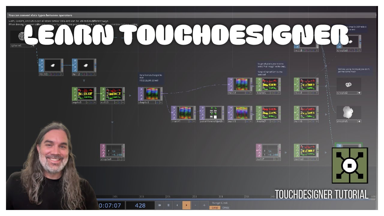 Learn TouchDesigner in 1 Hour (TouchDesigner for Beginners) - YouTube