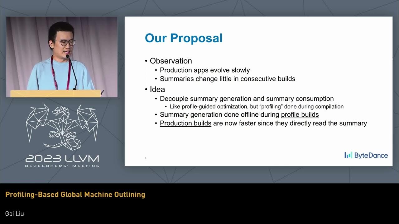 2023 Llvm Dev Mtg Profiling Based Global Machine Outlining Youtube