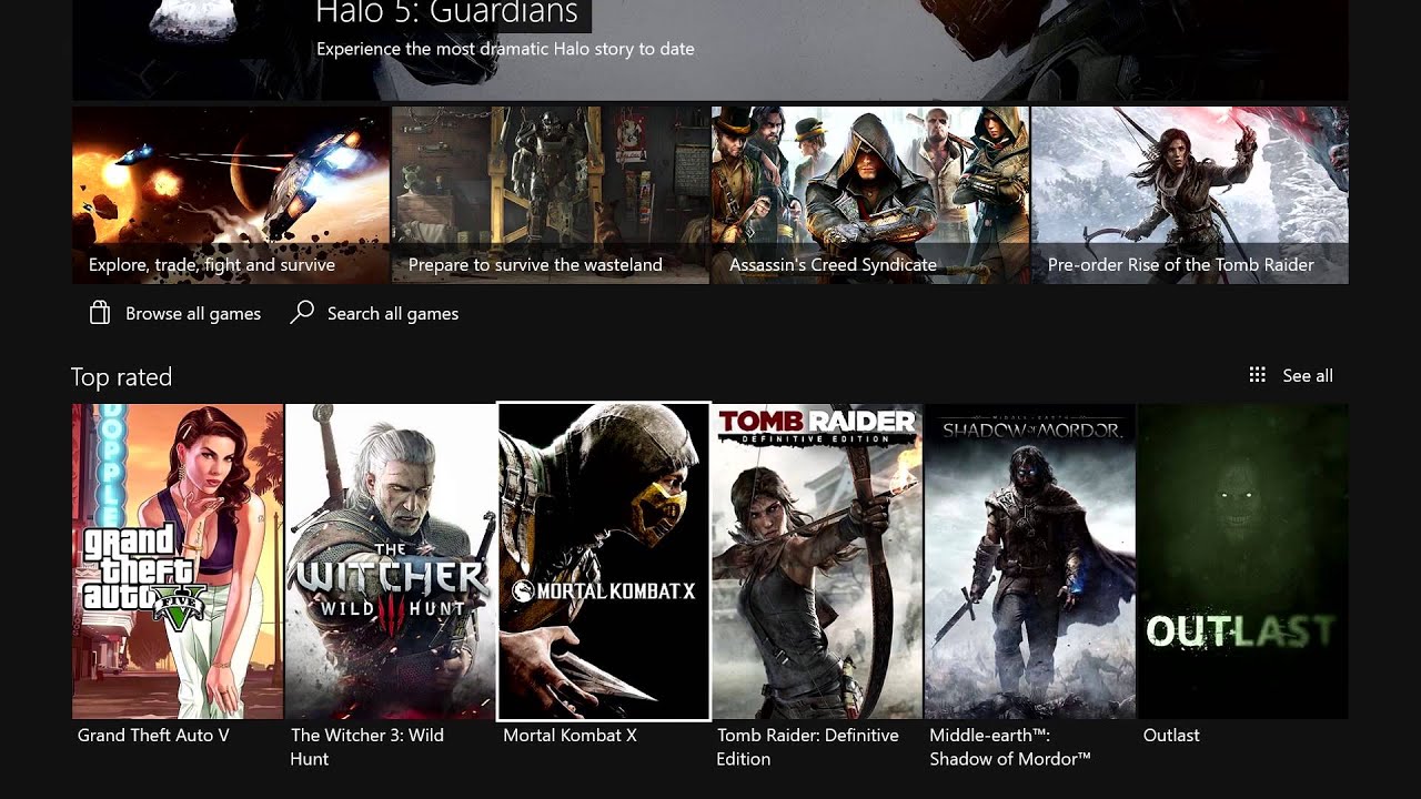 Xbox One Store Update Overview - YouTube