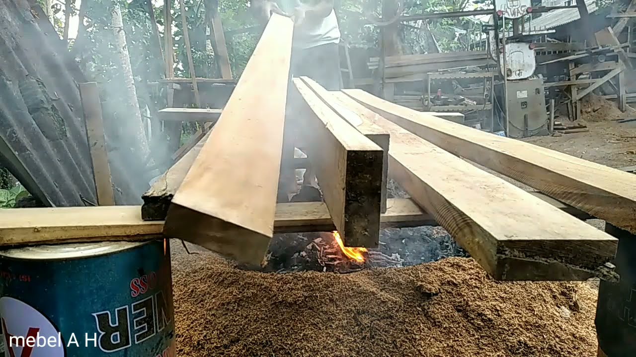 Membuat lemari dari kayu jati model dua pintu sistem prostek skill ...