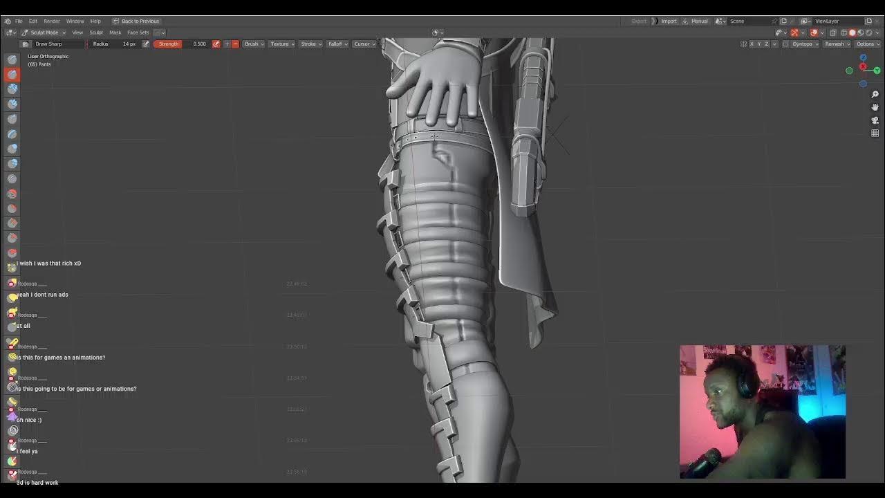 BLENDER Character Creation Stream - YouTube