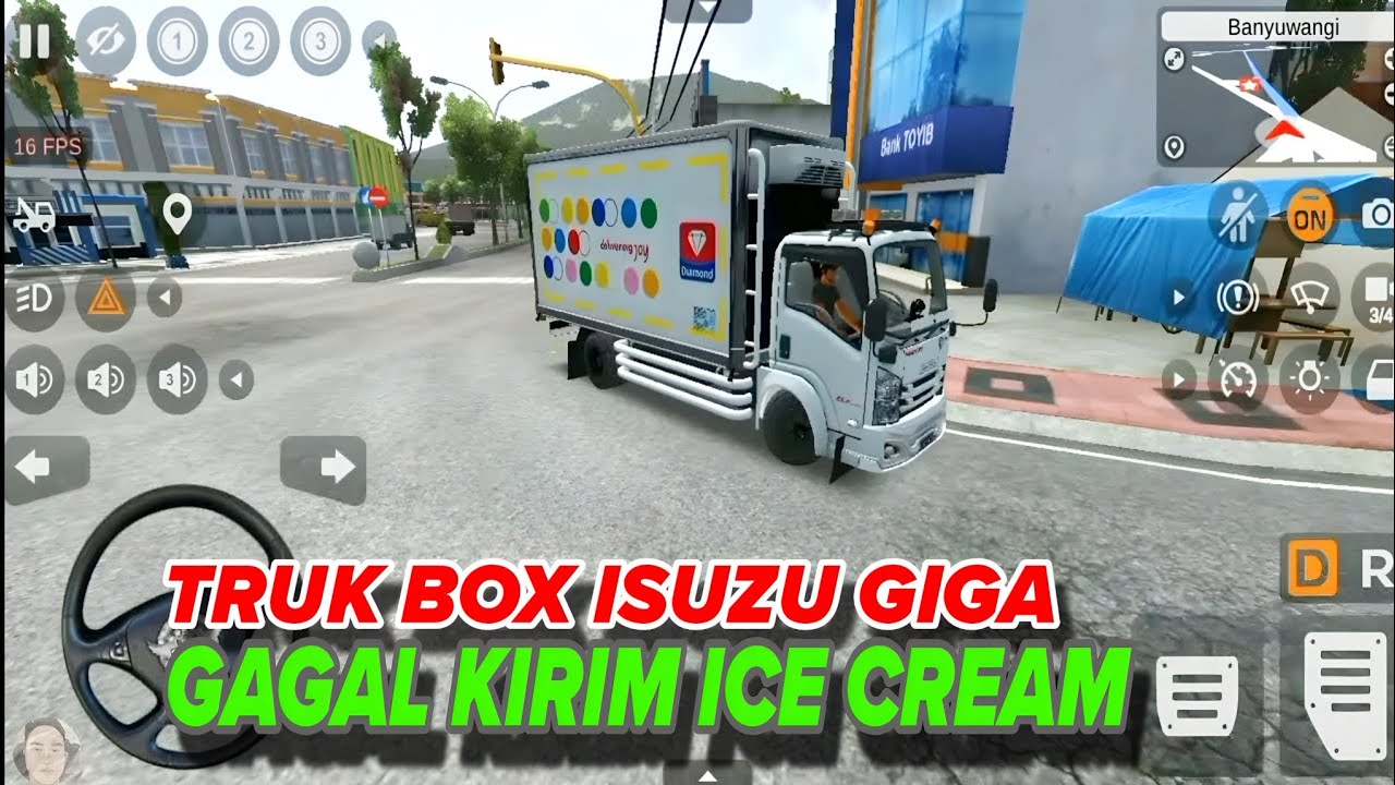 Truk Box Isuzu Giga Gagal Kirim Ice Cream l Bus Simulator Indonesia l ...