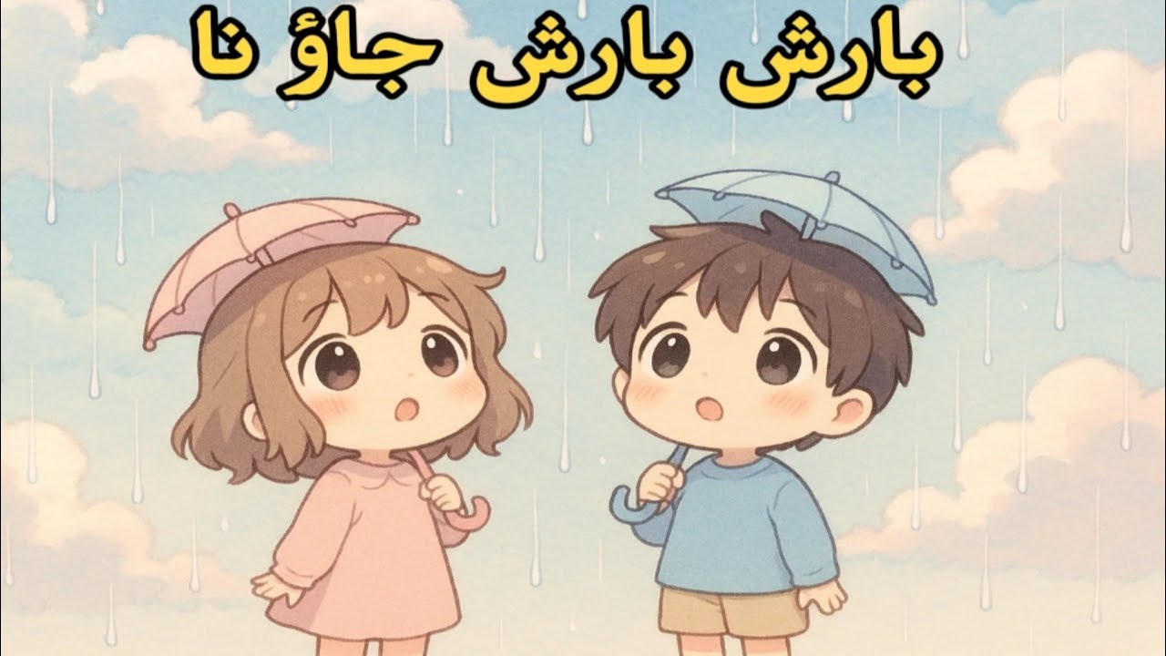 Barish Barish Jao Na | بارش بارش جاؤ نا | Urdu Nursery Rhyme & Poem for ...