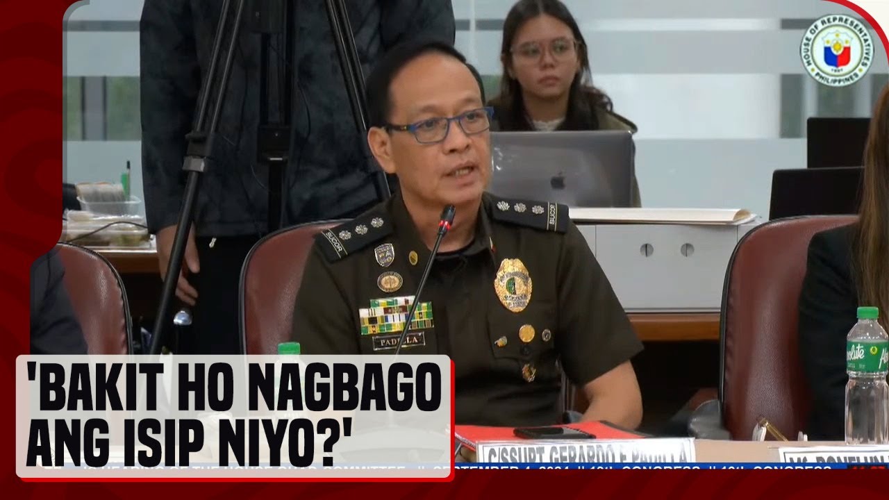 Rep. Johnny Pimentel, kinuwestiyon ang pagbabago ni C/Supt. Gerardo ...
