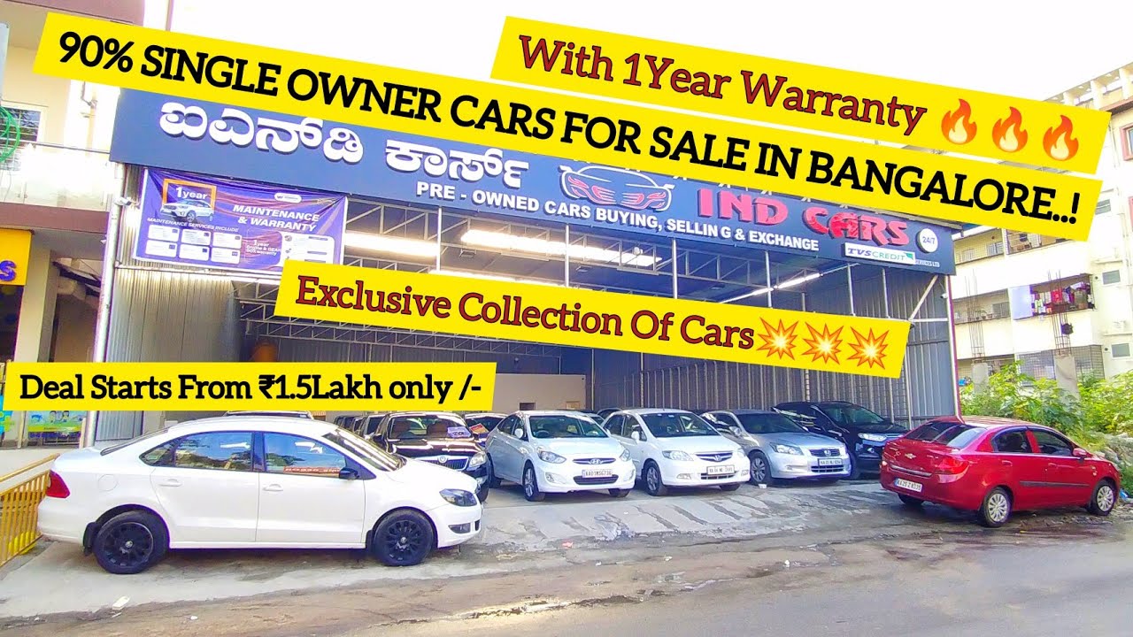 90% SINGLE OWNER CARS FOR SALE WITH 1YEAR WARRANTY | STARTING FROM ₹1 ...