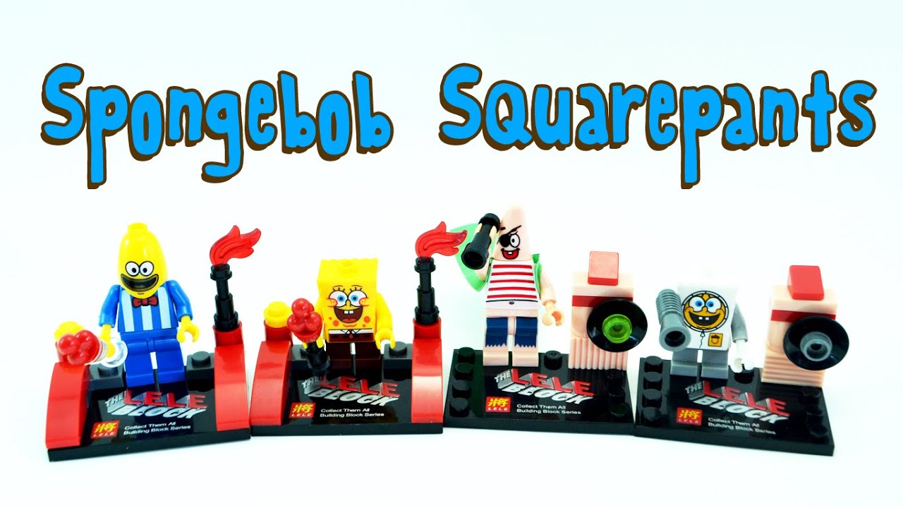 Spongebob Squarepants LELE Minifigures - The Kid in Me Toy unboxing ...