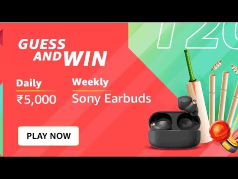 Amazon Guess And Win Quiz Answer Today I Amazon Quiz Today I Amazon ...