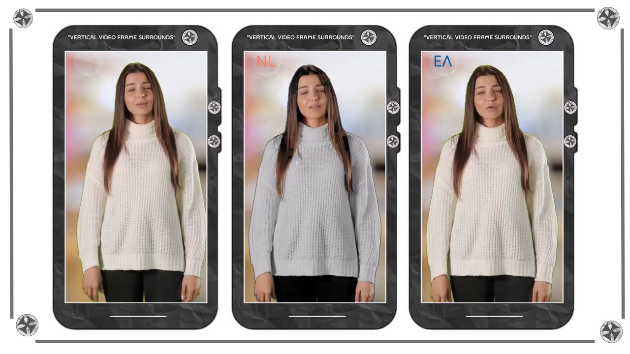 "Vertical Video Frame Surround (EN/NL/EL)" A UnaVideo -Tritokreuz ...