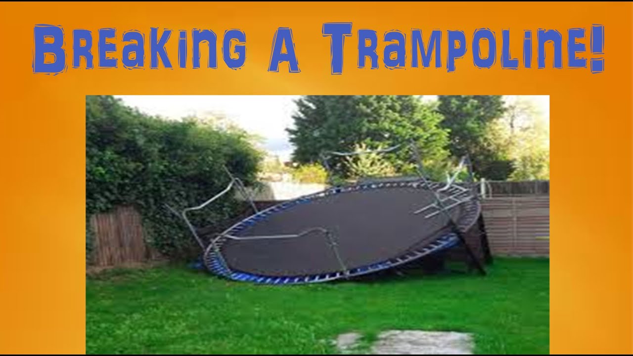 FALLING THROUGH A TRAMPOLINE!? - life story - YouTube