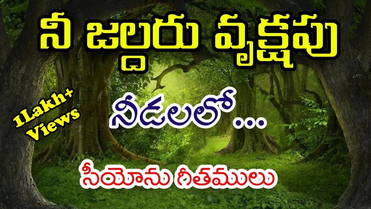 Nee Jaldaru Vrukshapu Needalalo || Hebron Songs || Songs of zion - YouTube