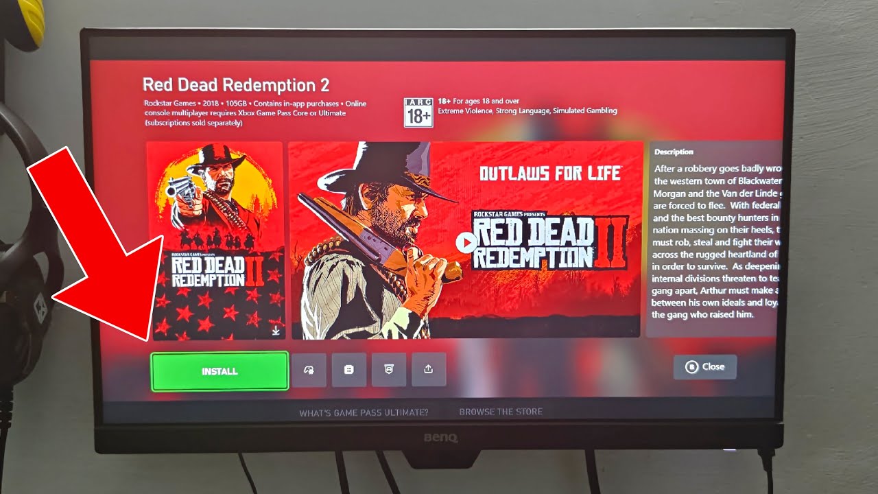 RDR 2 INSTALL for Xbox Series S/X in 1 Minute (2024) - YouTube