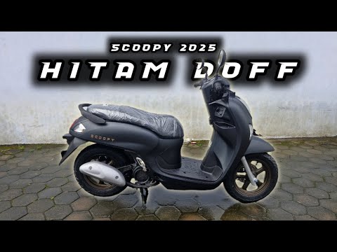 SCOOPY 2025 PRESTIGE HITAM DOFF TERBARU SCOOPY GEN 6 CRYSTAL BLOCK ...