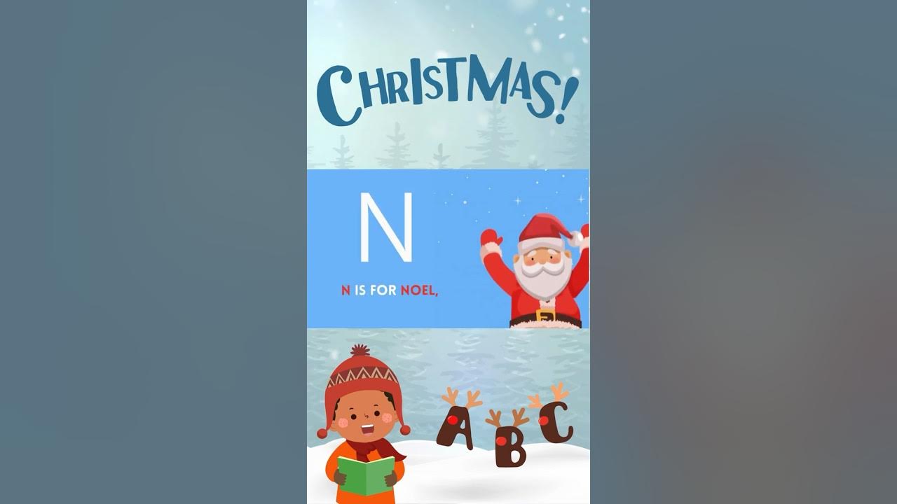 🎄 The Merry Christmas ABC Song! 🎅 | Learn the Alphabet with Holiday ...