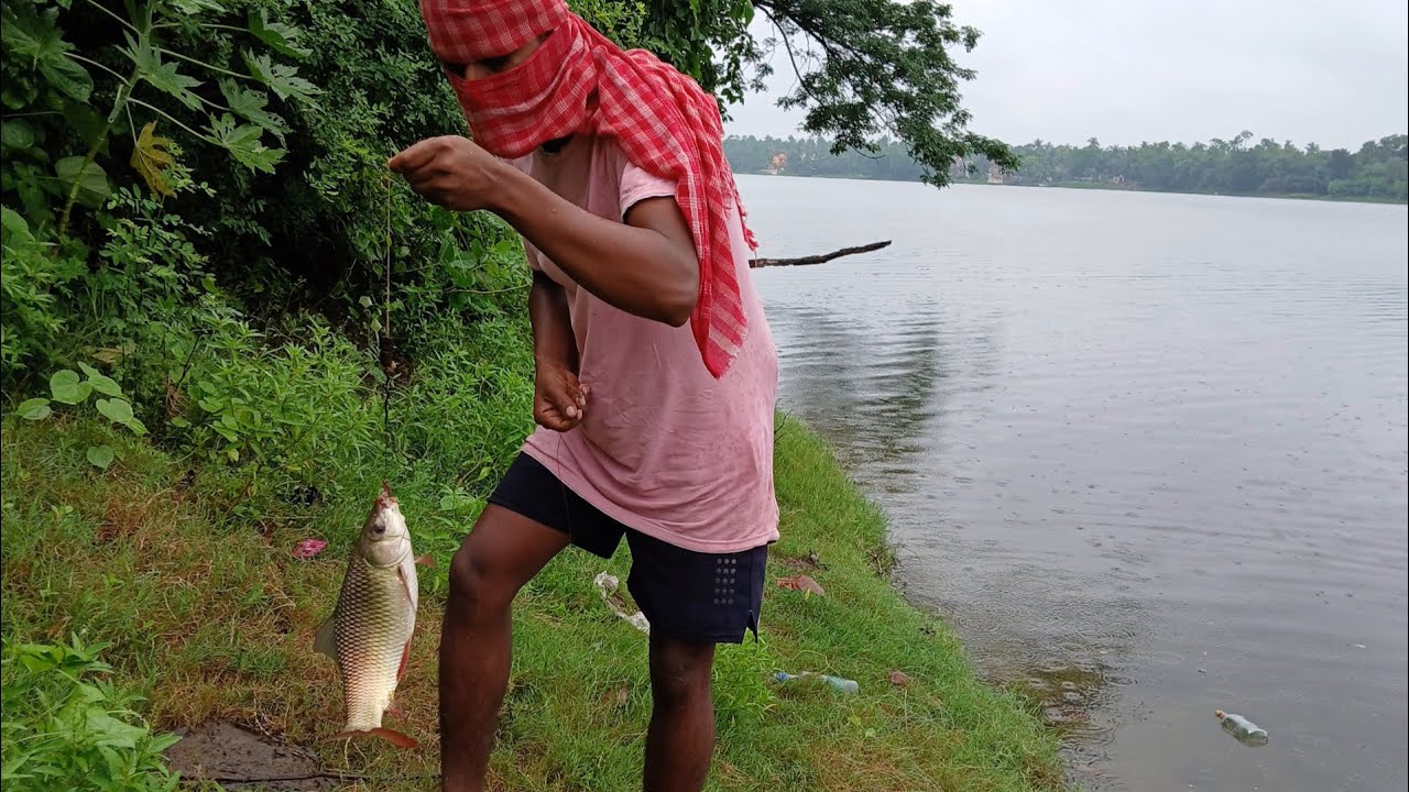 Fishing Video || Village boys know how to Rui fish using all kinds of ...
